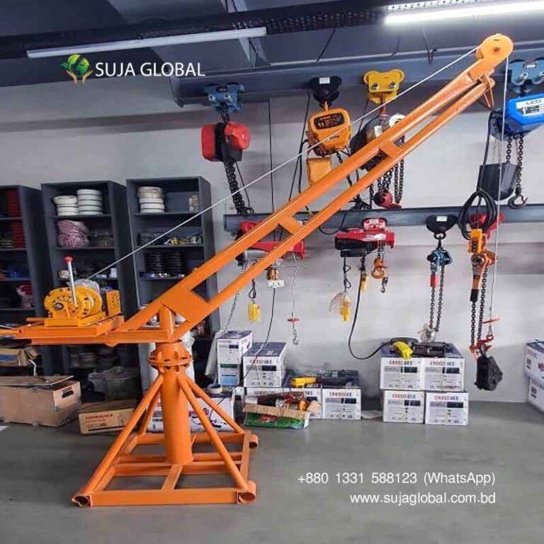 Electric Mini Crane with Rope Hoist 800 Kg 30 Meter Rope Winch