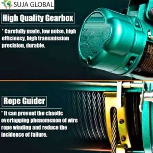 SGRH-2T Electric Wire Rope Hoist 2 ton with Trolley Price in BD