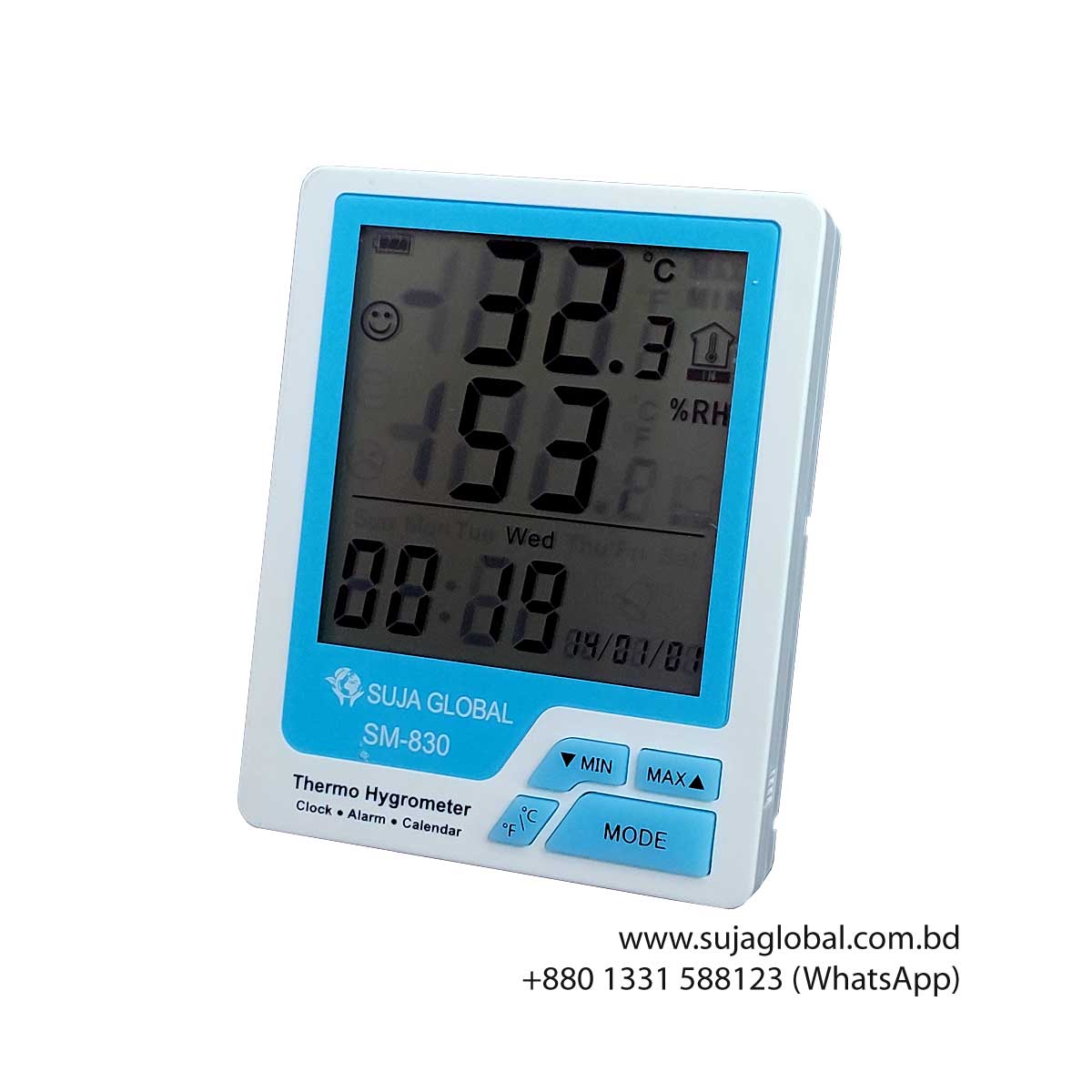 Digital Hygrometer | SM-830 Temperature & Humidity Meter